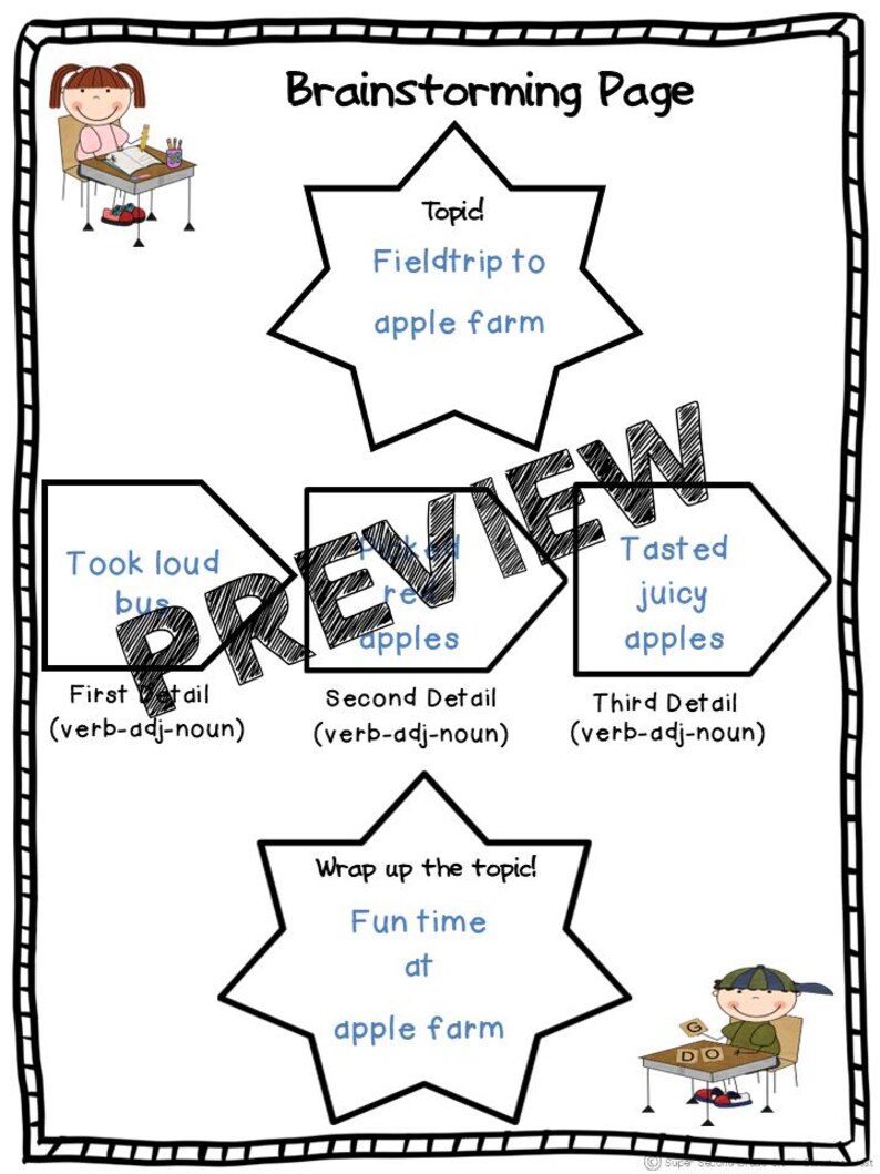 Step by Step Writing Templates | Graphic Organizers | Fun and Easy| 1st ...