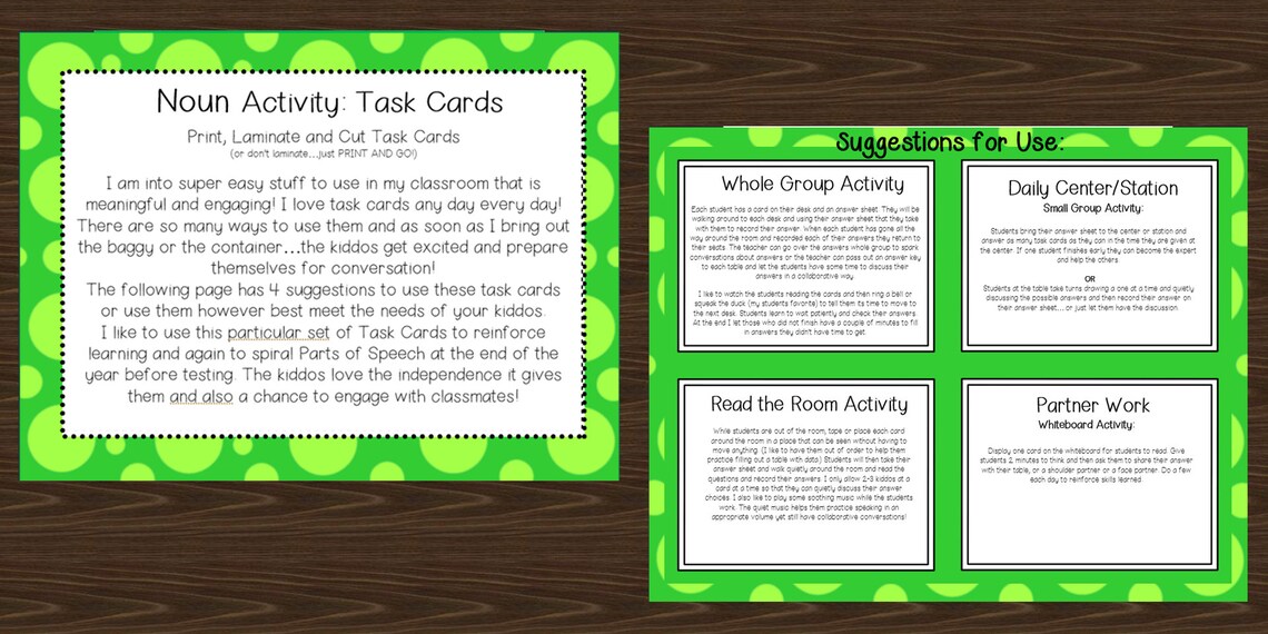 Verbs and Nouns Activities | 1st – 5th | Printable Worksheets ...