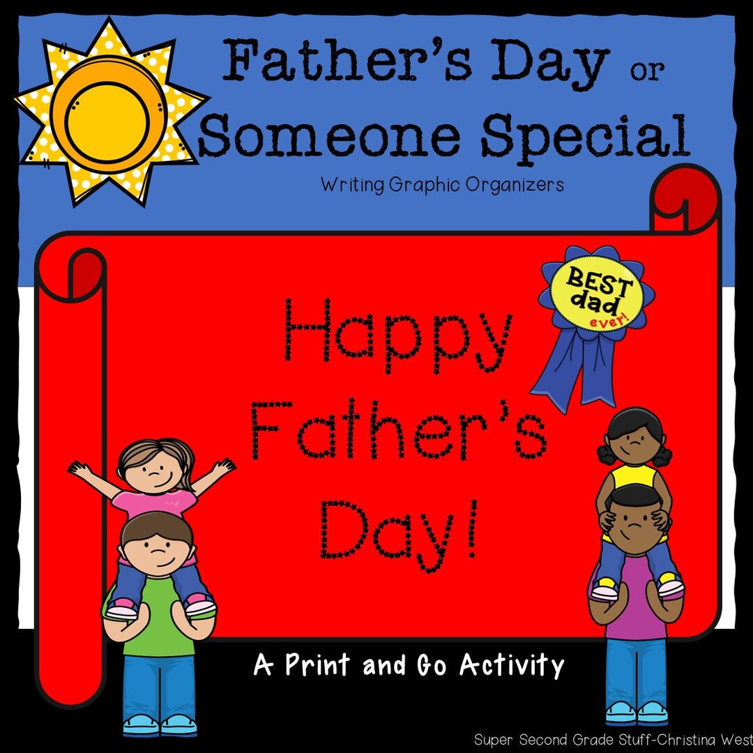Father's Day Writing Templates | Graphic Organizers and Stationery ...