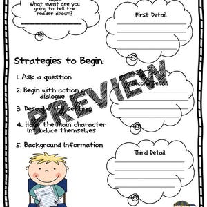 Step by Step Writing Templates | Graphic Organizers | Fun and Easy| 1st ...