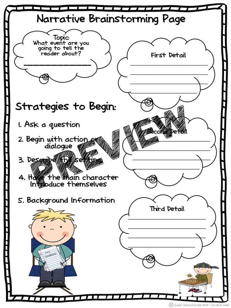 Step by Step Writing Templates | Graphic Organizers | Fun and Easy| 1st ...
