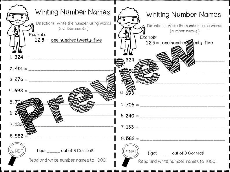 Place Value | Writing Number Names | 1st – 4th | Secret Formula Theme ...