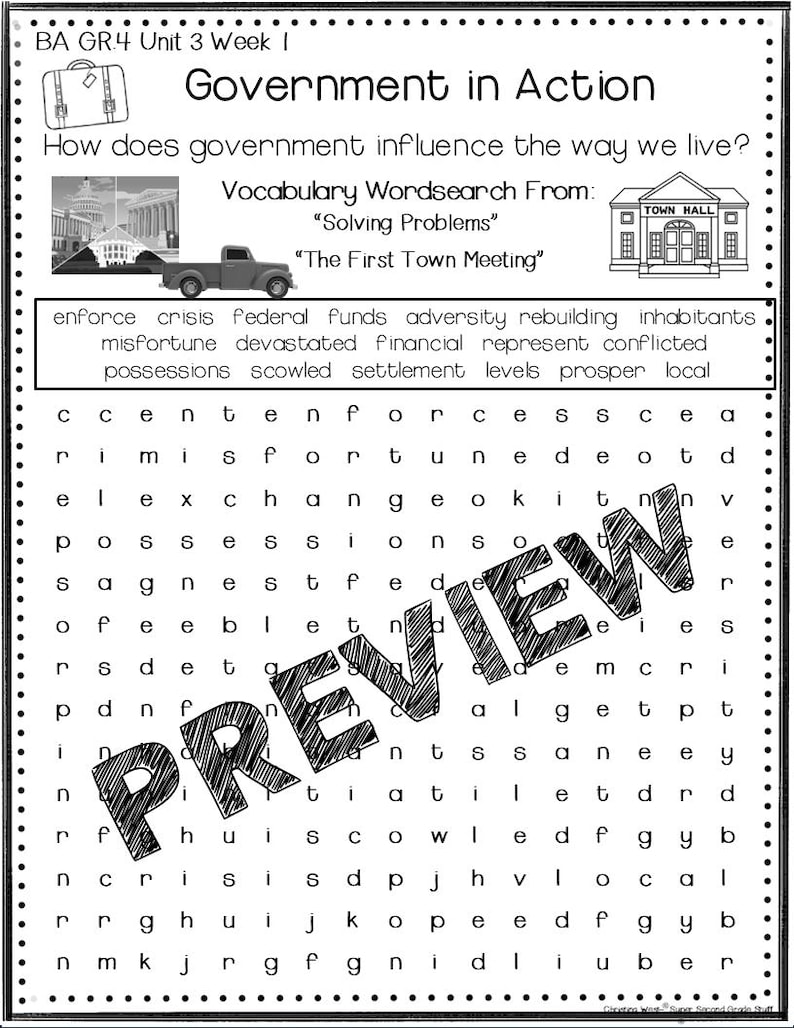 Benchmark Advance 2022 | 4th Grade | Unit 3 Three Weekly Tier 2 Vocab ...