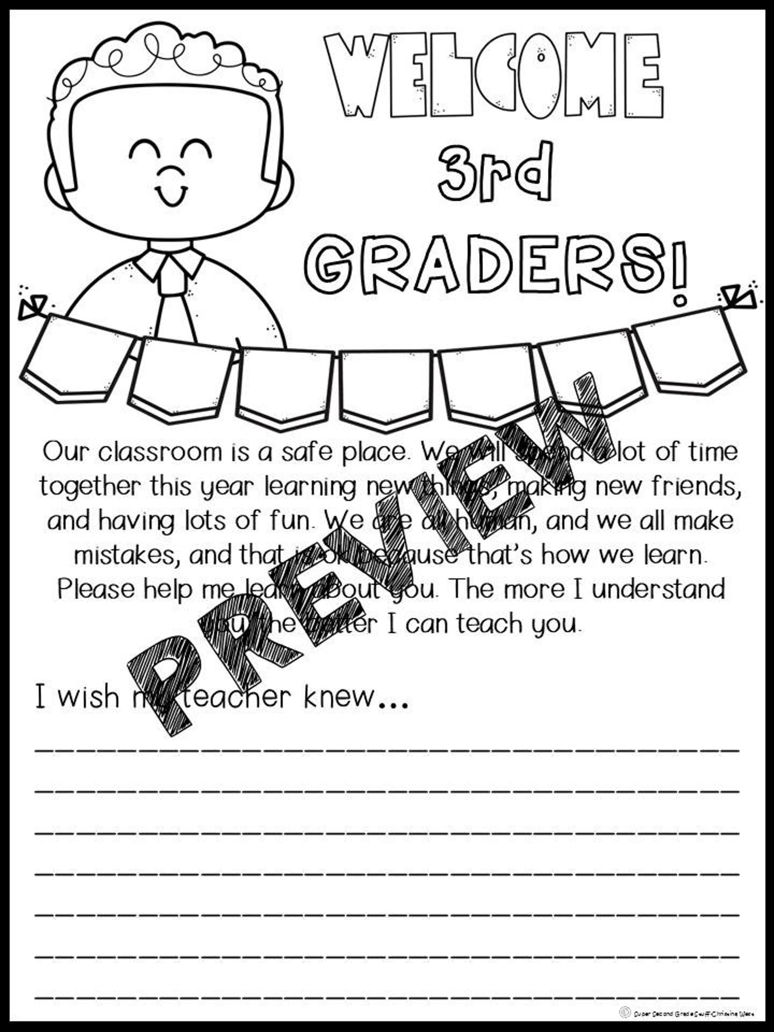 I Wish My Teacher Knew | Templates to "check In" With Students ...