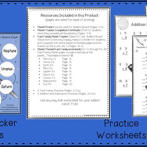 Addition and Subtraction & Multiplication and Division Fact Families ...