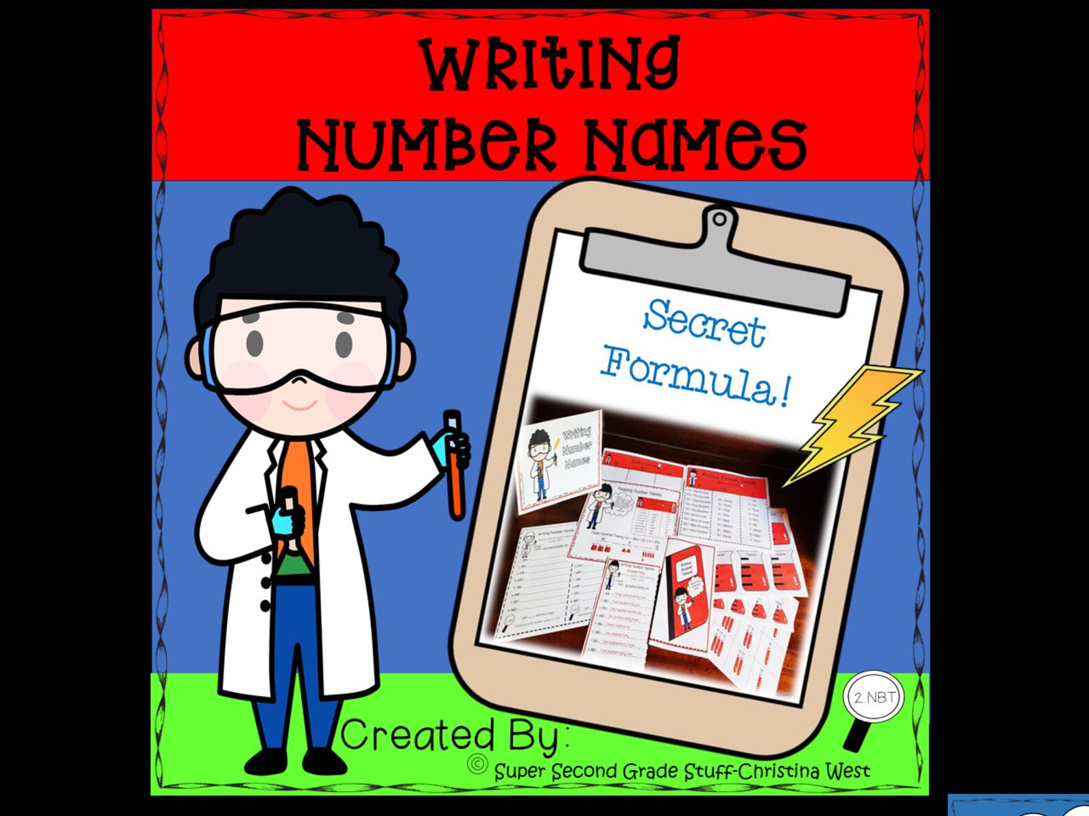 Place Value | Writing Number Names | 1st – 4th | Secret Formula Theme ...
