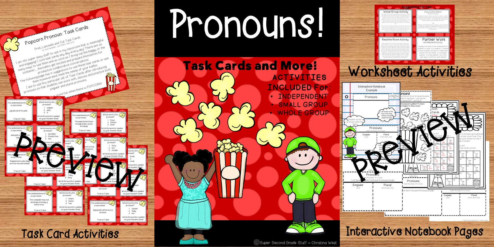 Pronoun Activities | 1st – 4th | Homeschool | Printable Worksheets ...