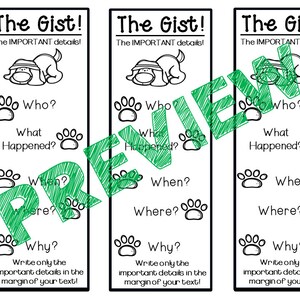 Reading Comprehension | Gist | Close Reading | Annotating | 1st – 4th ...