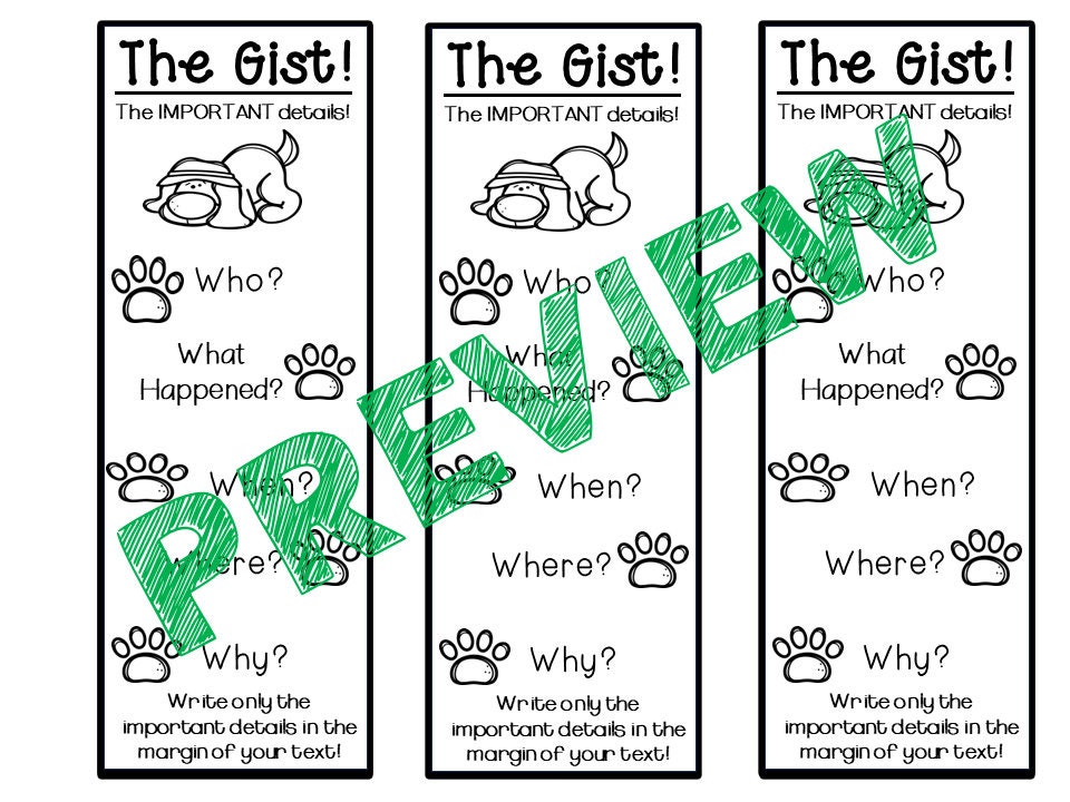 Reading Comprehension | Gist | Close Reading | Annotating | 1st – 4th ...