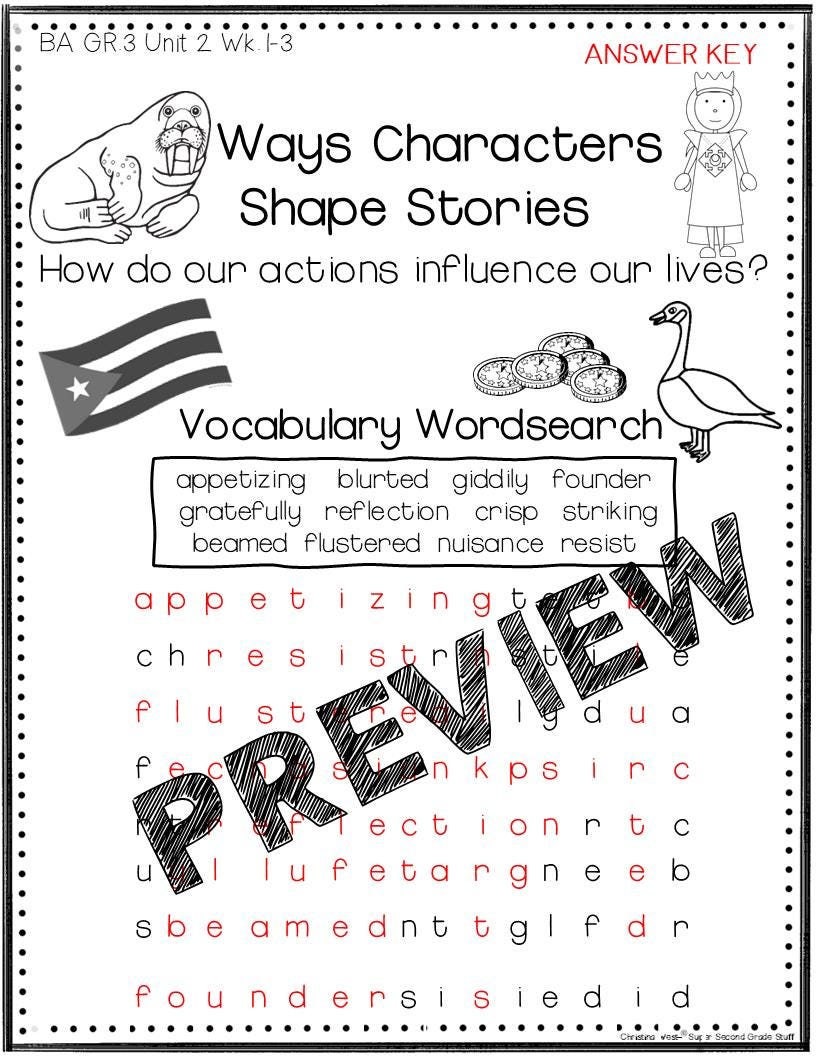 Benchmark Advance Aligned | 3rd Grade Unit 2: Activity for Kick off Day ...