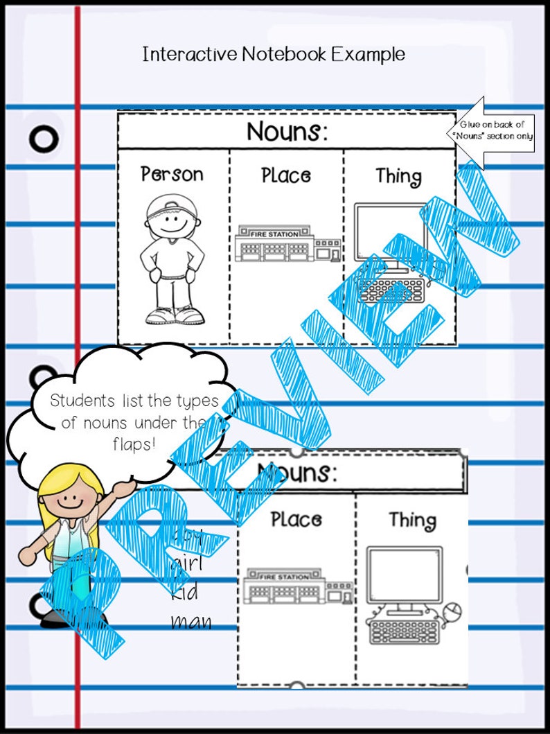 Noun Activities | 1st – 3rd | Homeschool | Printable Worksheets | Word ...