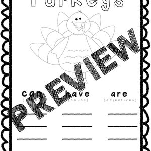 Parts of Speech Practice Worksheets| Thanksgiving| November | 1st – 5th ...