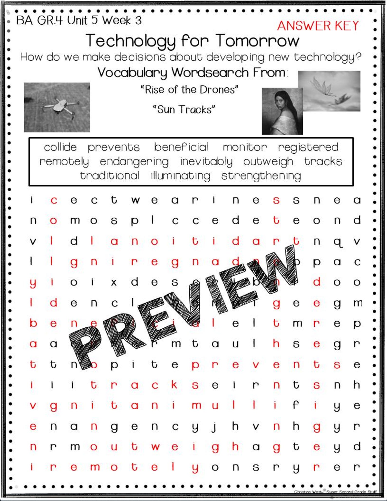 Benchmark Advance 2022 | 4th Grade | Unit 5 Three Weekly Tier 2 Vocab ...