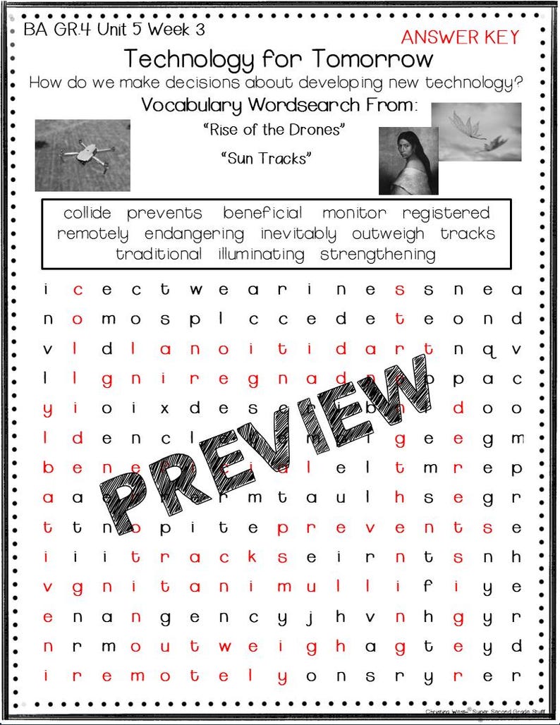 Benchmark Advance 2022 | 4th Grade | Unit 5 Three Weekly Tier 2 Vocab ...