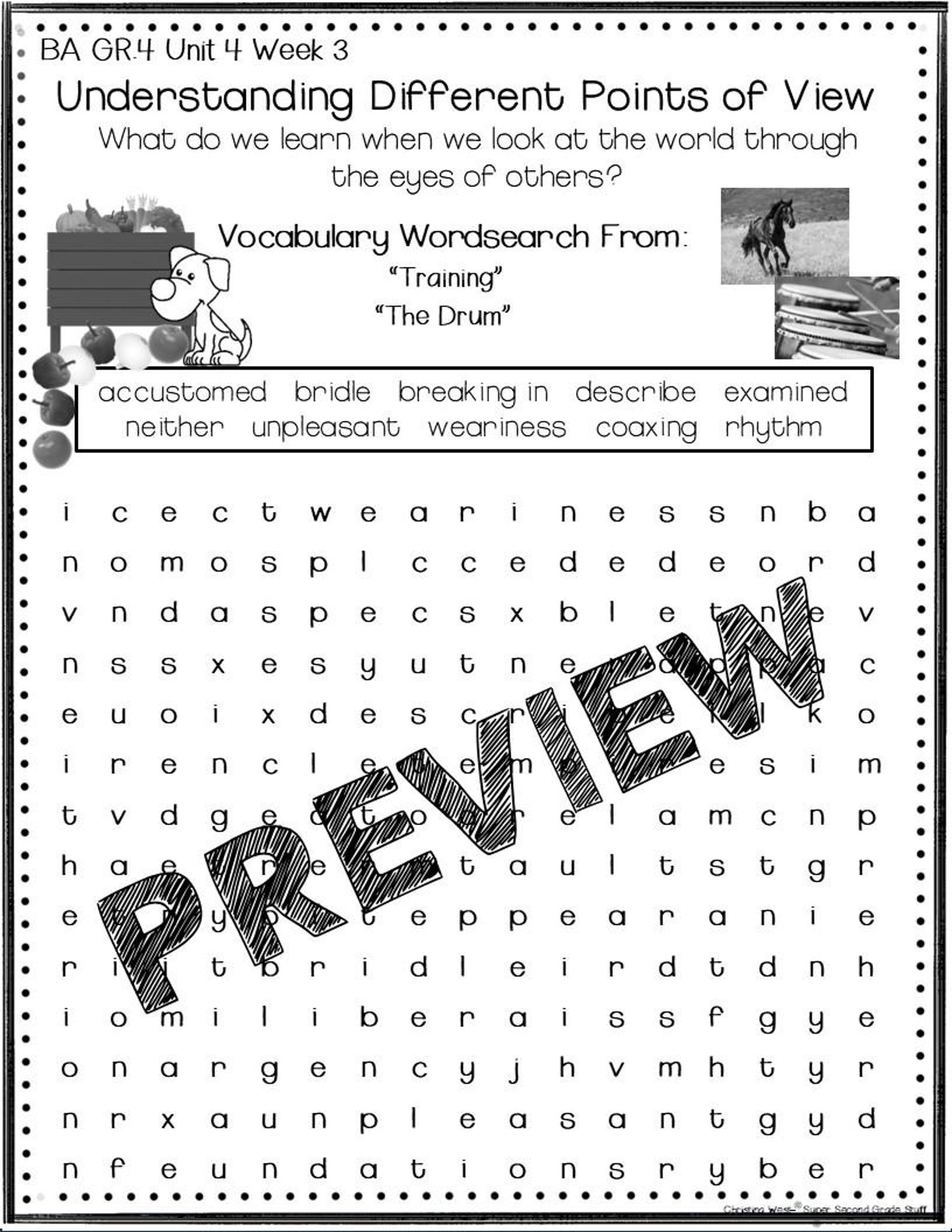 Benchmark Advance 2022 | 4th Grade | Unit 4 Three Weekly Tier 2 Vocab ...