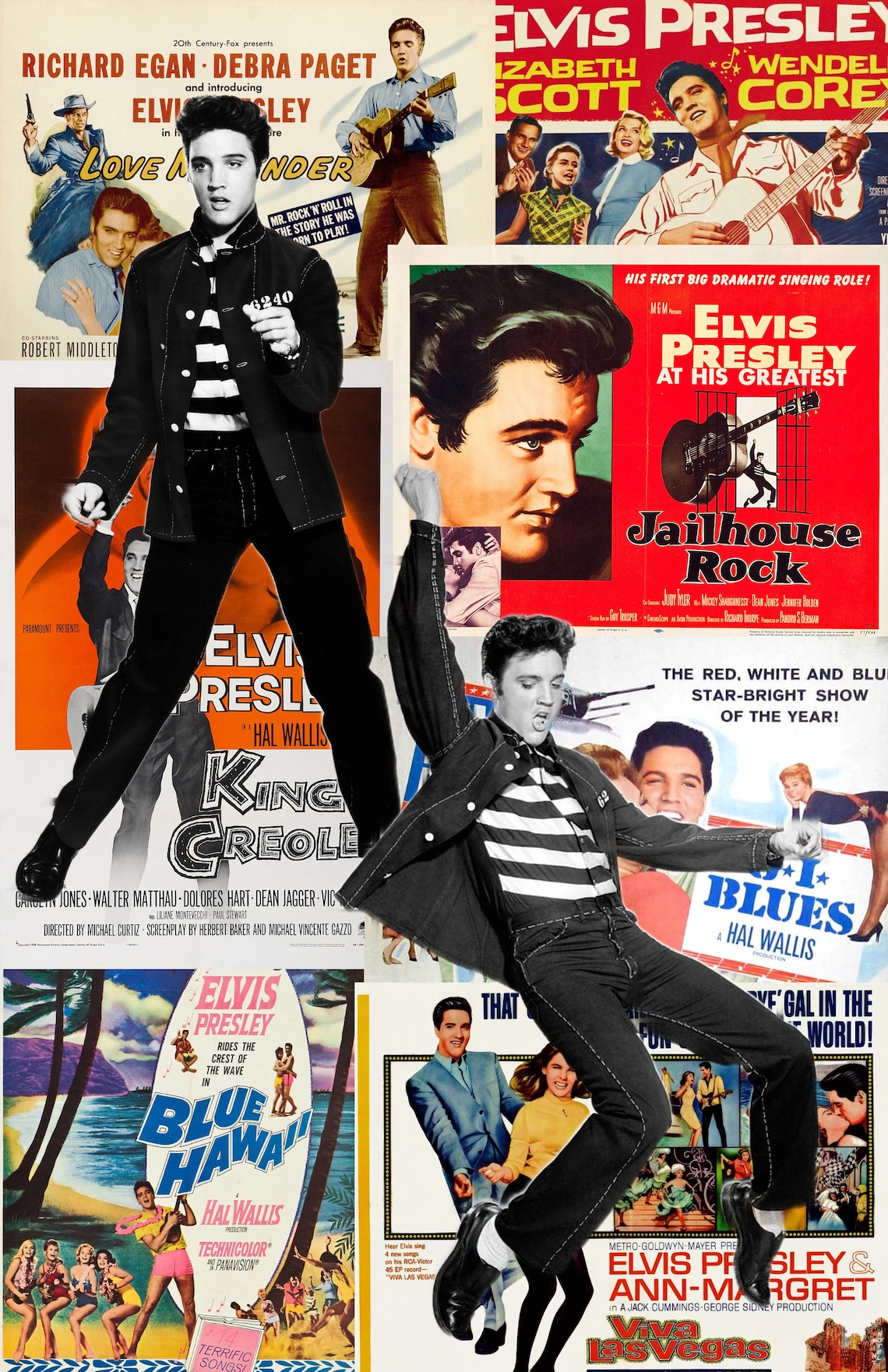 Elvis Presley Custom Posters - Etsy