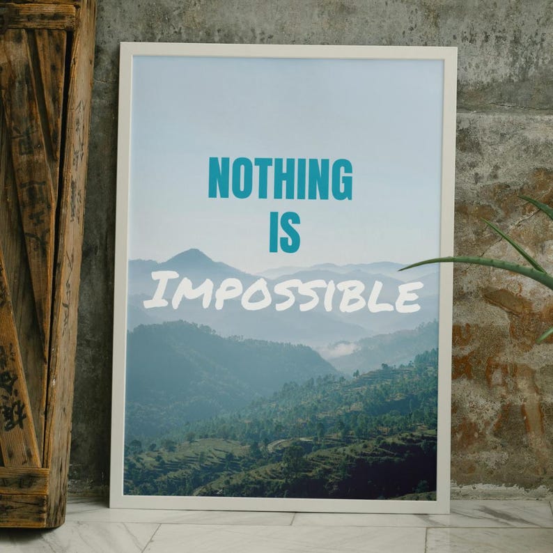 Printable Positive Affirmations Mini Posters Digital Prints Positivity ...