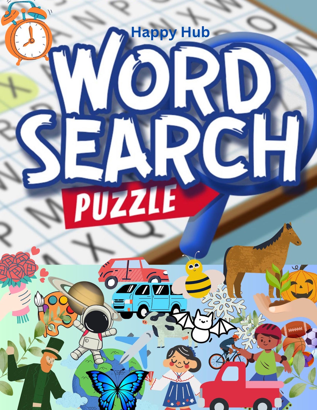 Word Search Puzzle Book,printable Wordsearch Activity Book,all Ages ...