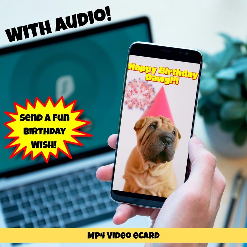 Funny Dog Birthday Ecard – "happy Birthday Dawg!" | Digital Video Card ...