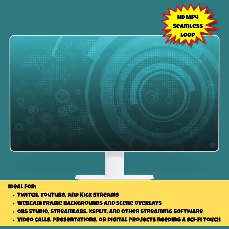 Seamless Loop Animation – Perfect for Streaming & Video Overlays ...