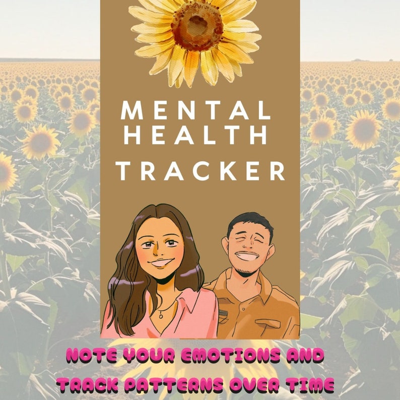 Mental Health Tracker Printable – Mood & Self-care Planner PDF ...
