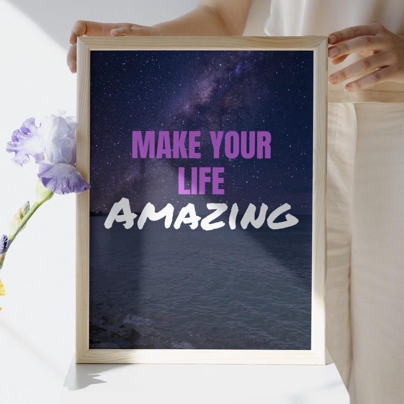 Printable Positive Affirmations Mini Posters Digital Prints Positivity ...