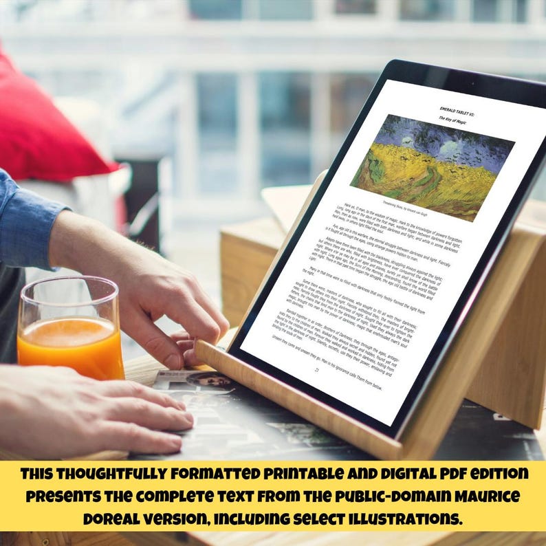 Emerald Tablets of Thoth the Atlantean | Printable & Digital PDF ...