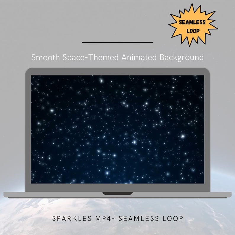 Space Livestream Background MP4 | Seamless Stars Loop Video for Twitch ...