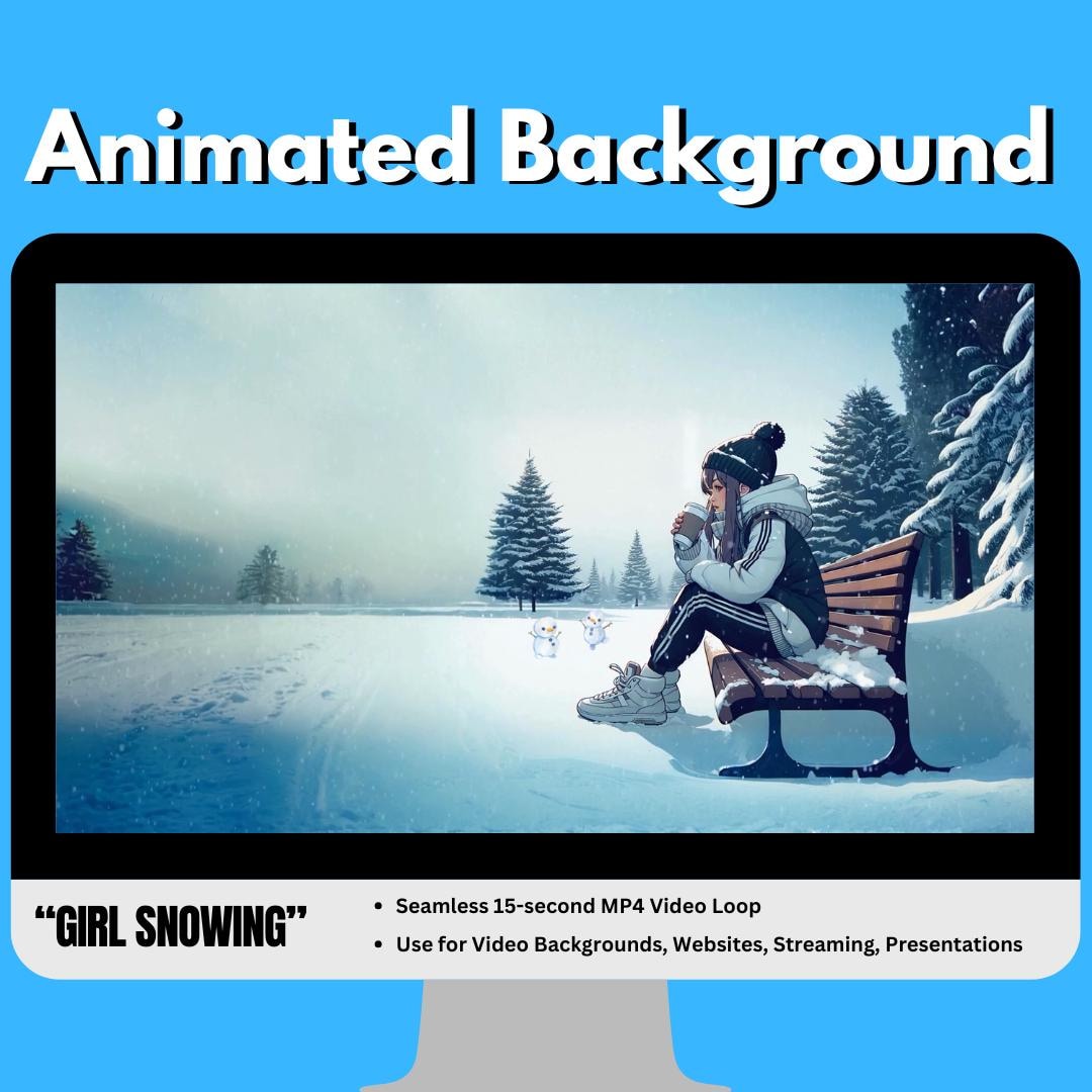 Animated Background Seamless Loop Lofi Background Vtuber Twitch Stream ...