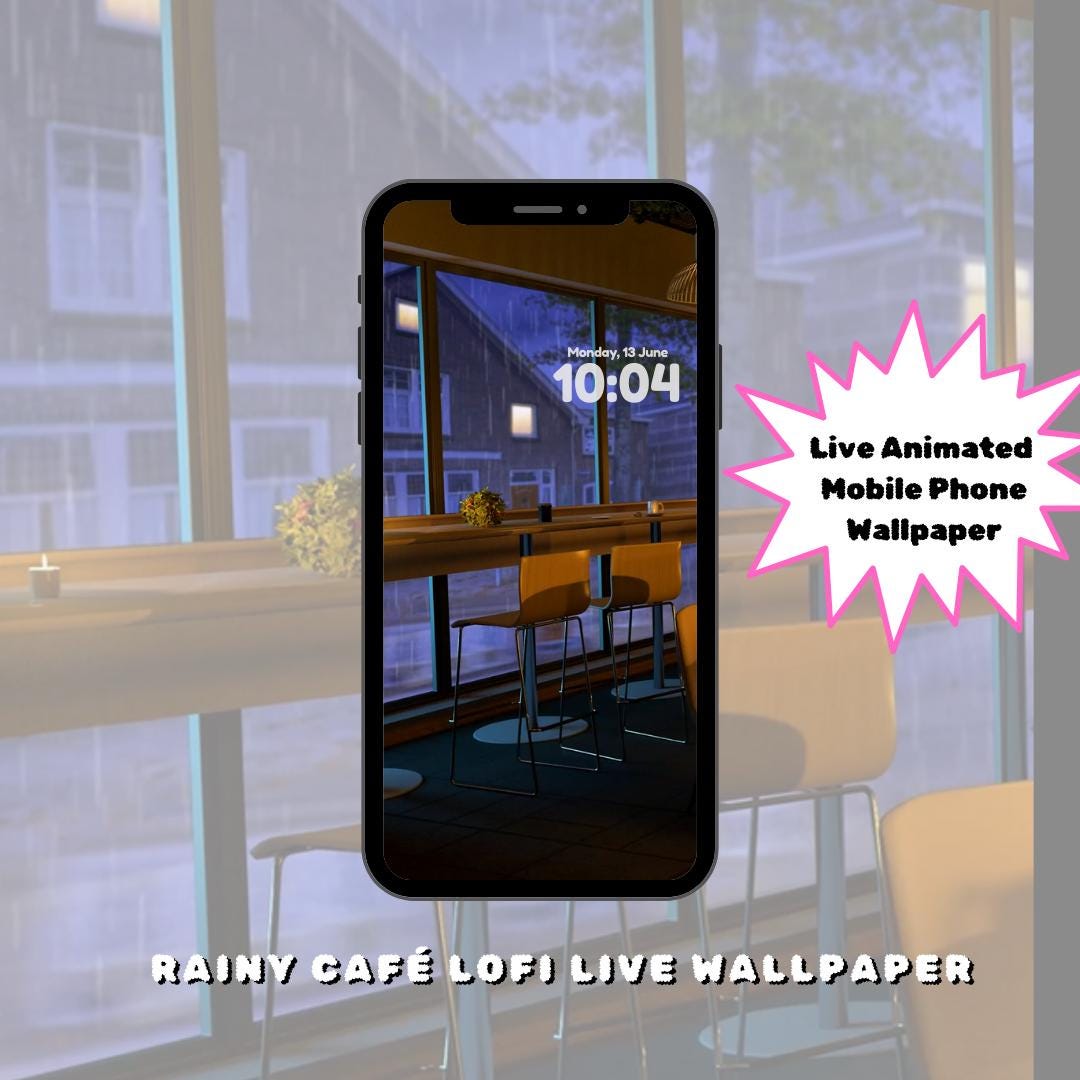 Animated Live Wallpaper Lofi Mobile Phone Background Seamless Loop ...
