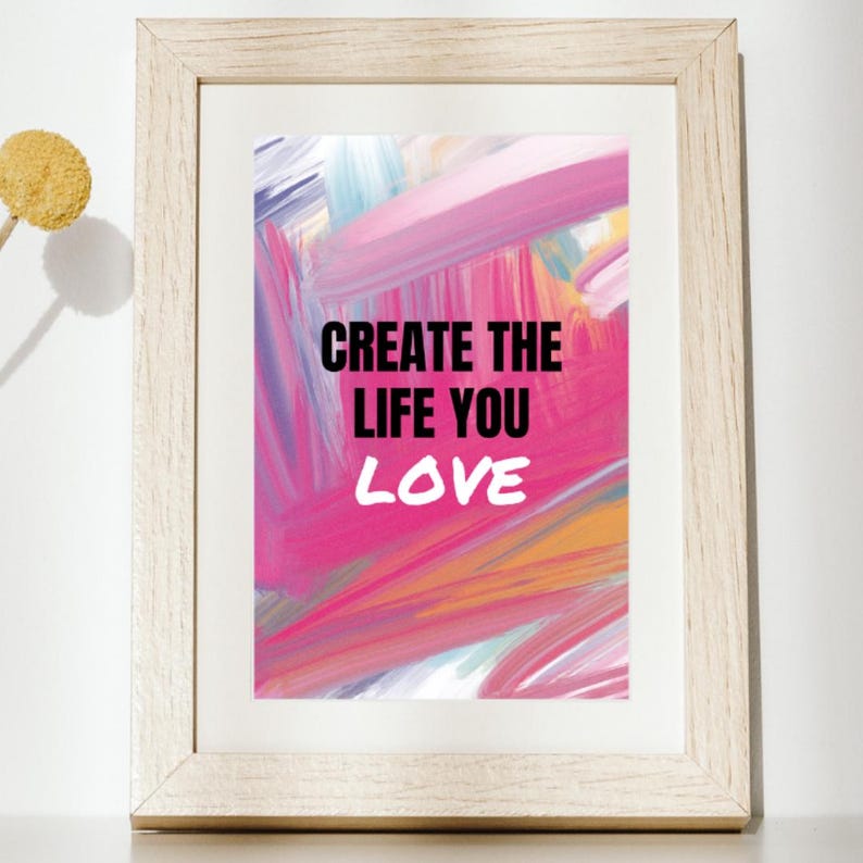 Printable Positive Affirmations Mini Posters Digital Prints Positivity ...