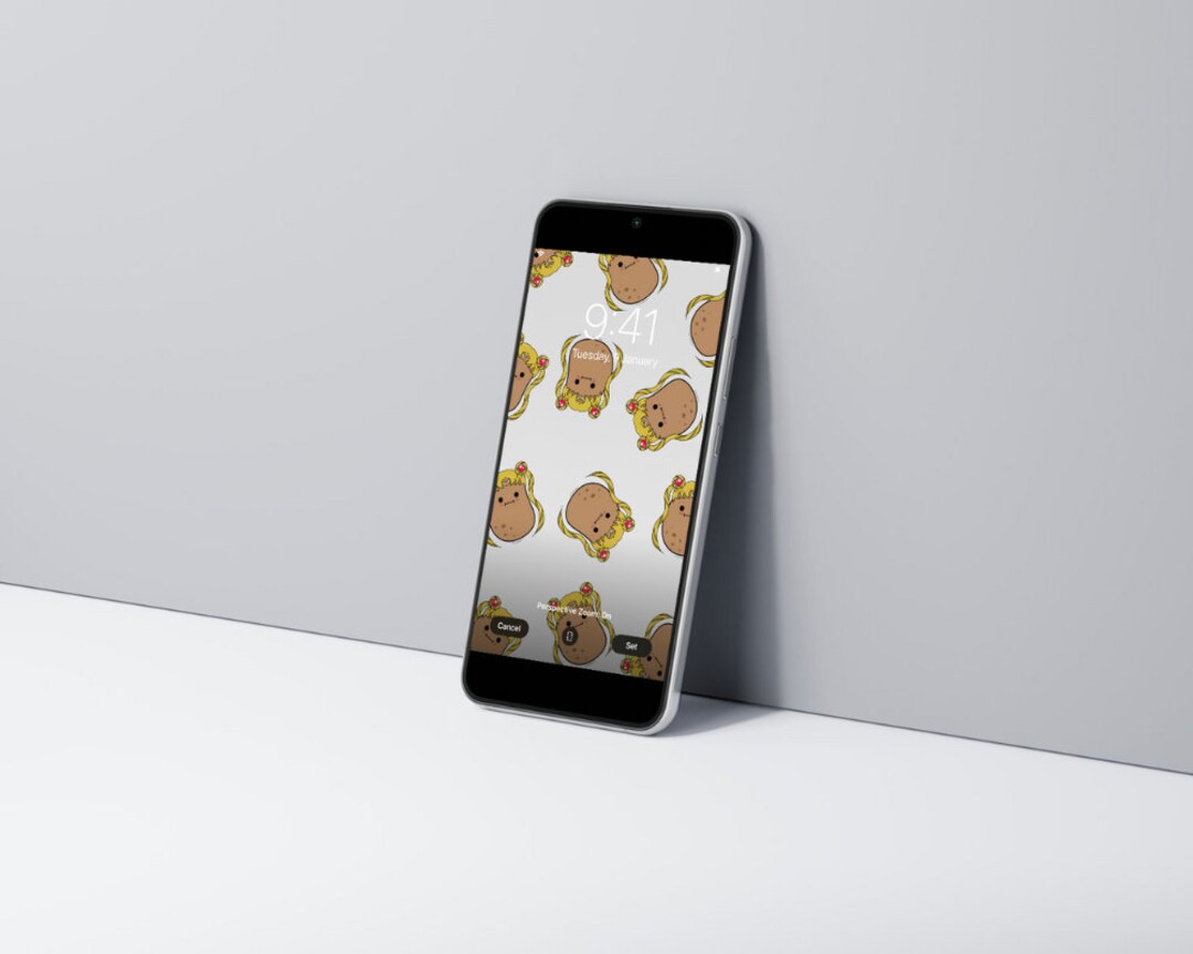 Derpy Potato 7 sailor Moon Wallpaper // iPhone / Android - Etsy