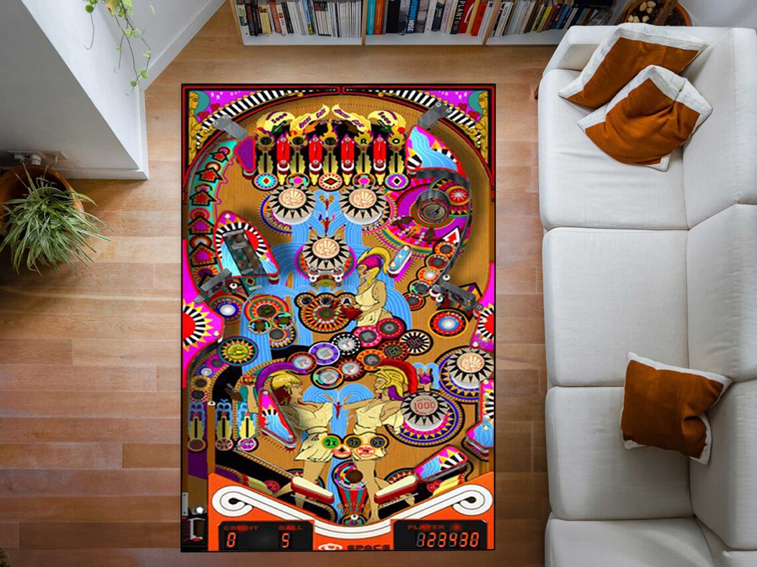 Pinball Machine Rug, Pinball Rug, Pinball Playfield Rugs, Pinball Fan ...