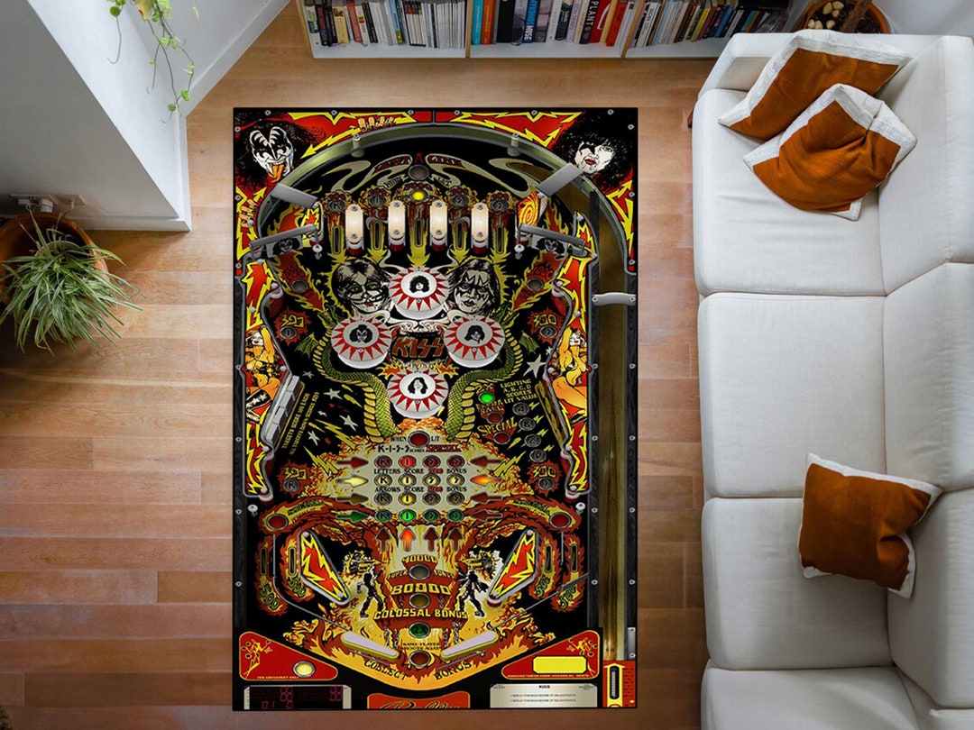 Pinball Machine Rug, Pinball Rug, Pinball Playfield Rugs, Pinball Fan ...