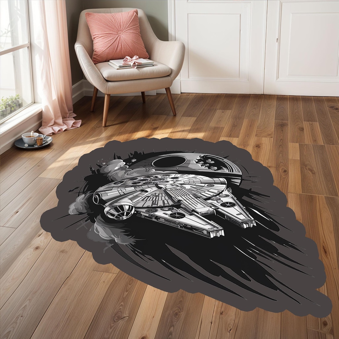 Star Wars Millennium Falcon Rug, Star Wars Rug, Star Wars Gift, Star ...