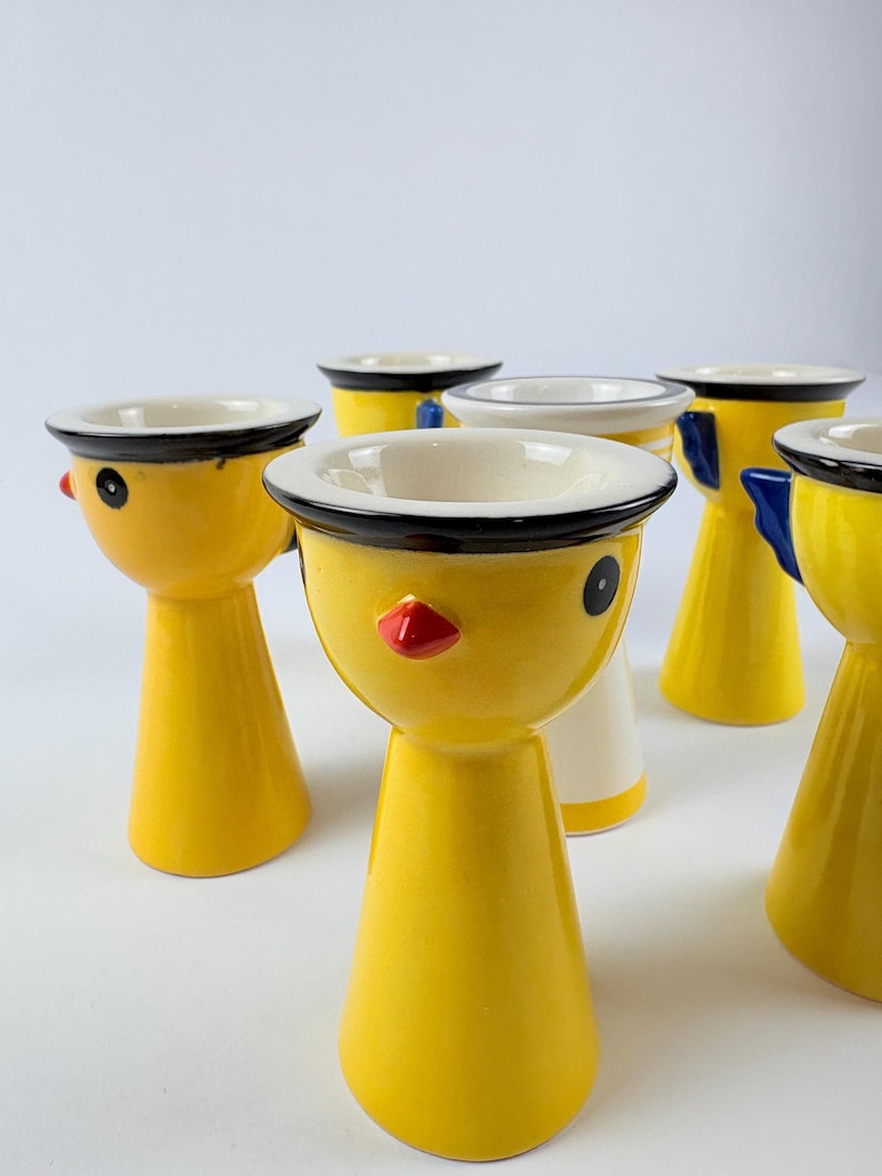 1980s IKEA Memphis-style Chicken Egg Cup – Bold Postmodern Design - Etsy