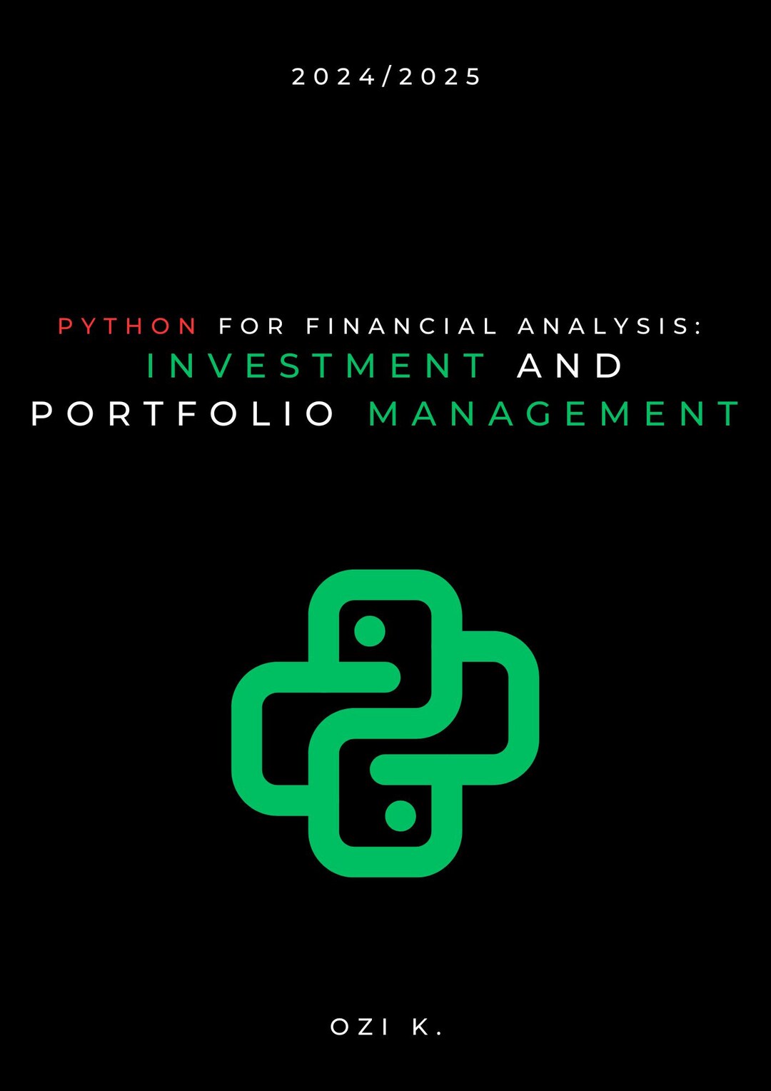 Python for Financial Analysis: Investment and Portfolio Management - Etsy