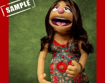 Custom Professional Rod Hand Puppet in Antron Fleece From Your | Etsy