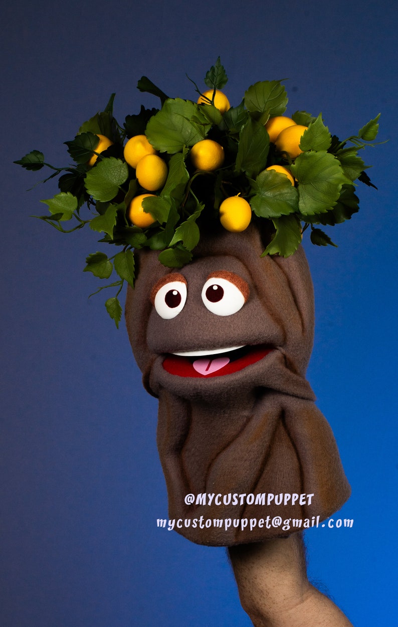 Custom Made Character Puppet , Puppets, Lemon Tree Puppet - Etsy UK