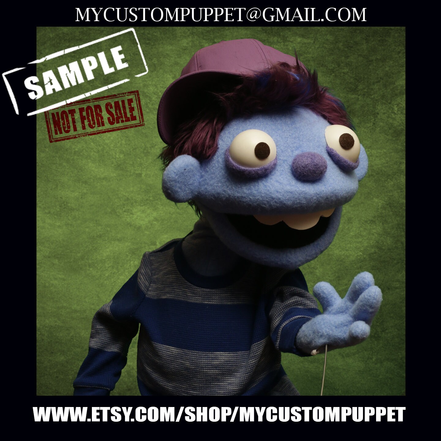 Pro Puppet Maker Professional Rod Hand Puppet Custom Puppet From Your ...