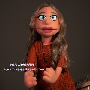 Custom Made Look Female Puppet Portrait Muppet Puppet Custom Made ...