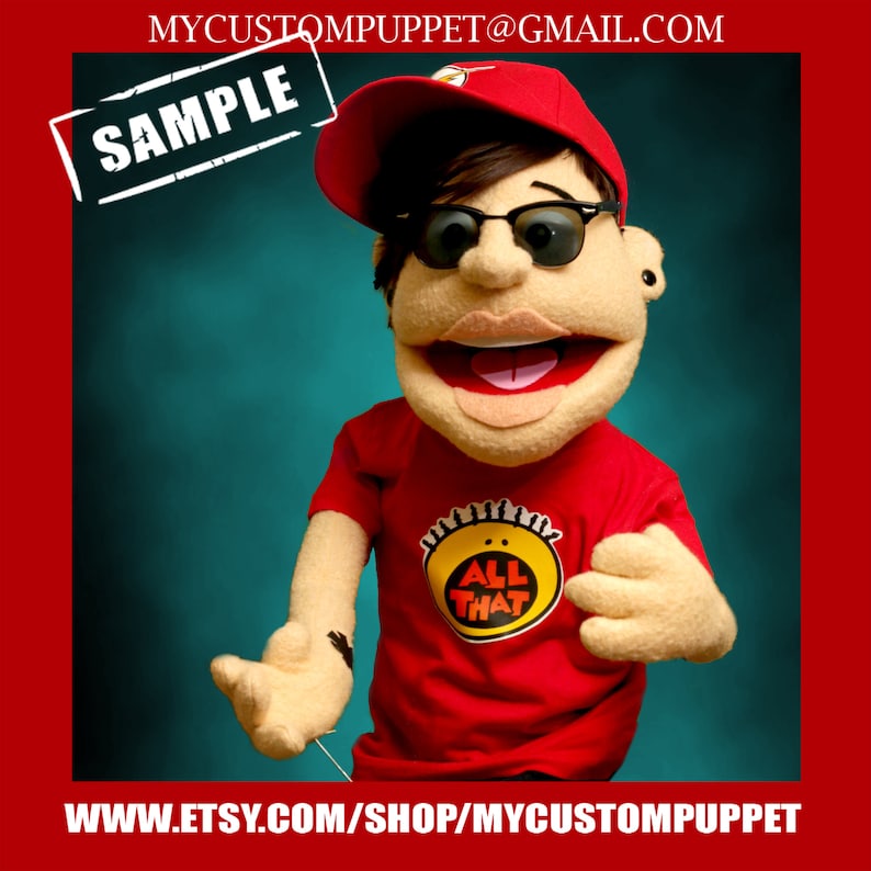 Custom Full Body Boy Rod Puppet Custom Handmade Puppet Custom Puppets ...