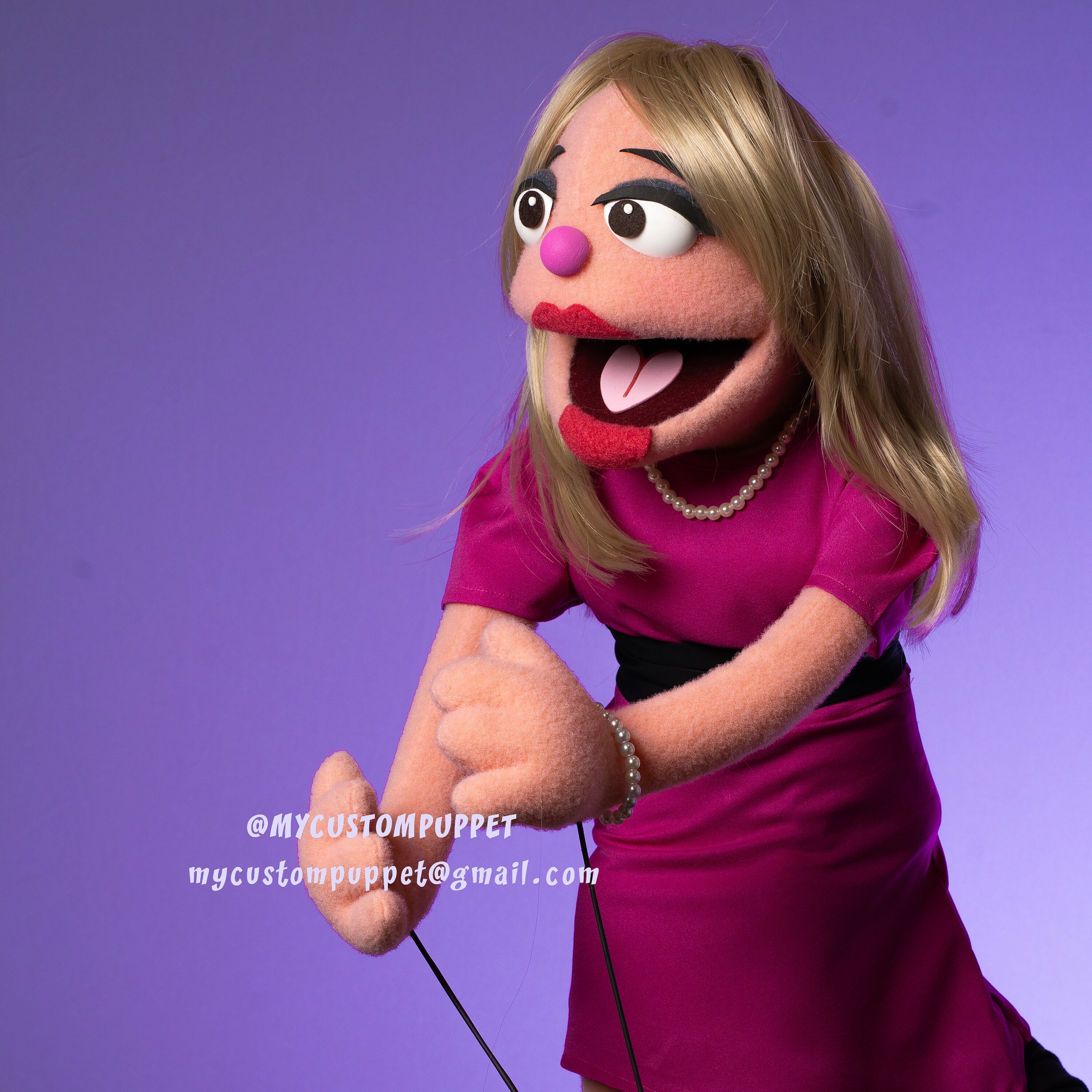 Custom Muppet-style Hand Puppet – Personalized Cartoon Character ...