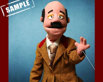 Custom Professional Rod Hand Puppet in Antron Fleece From Your | Etsy