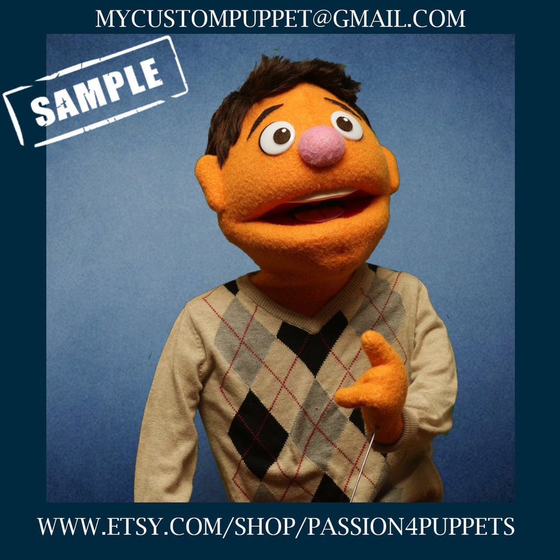 Custom Professional muppet type puppet Your | Etsy
