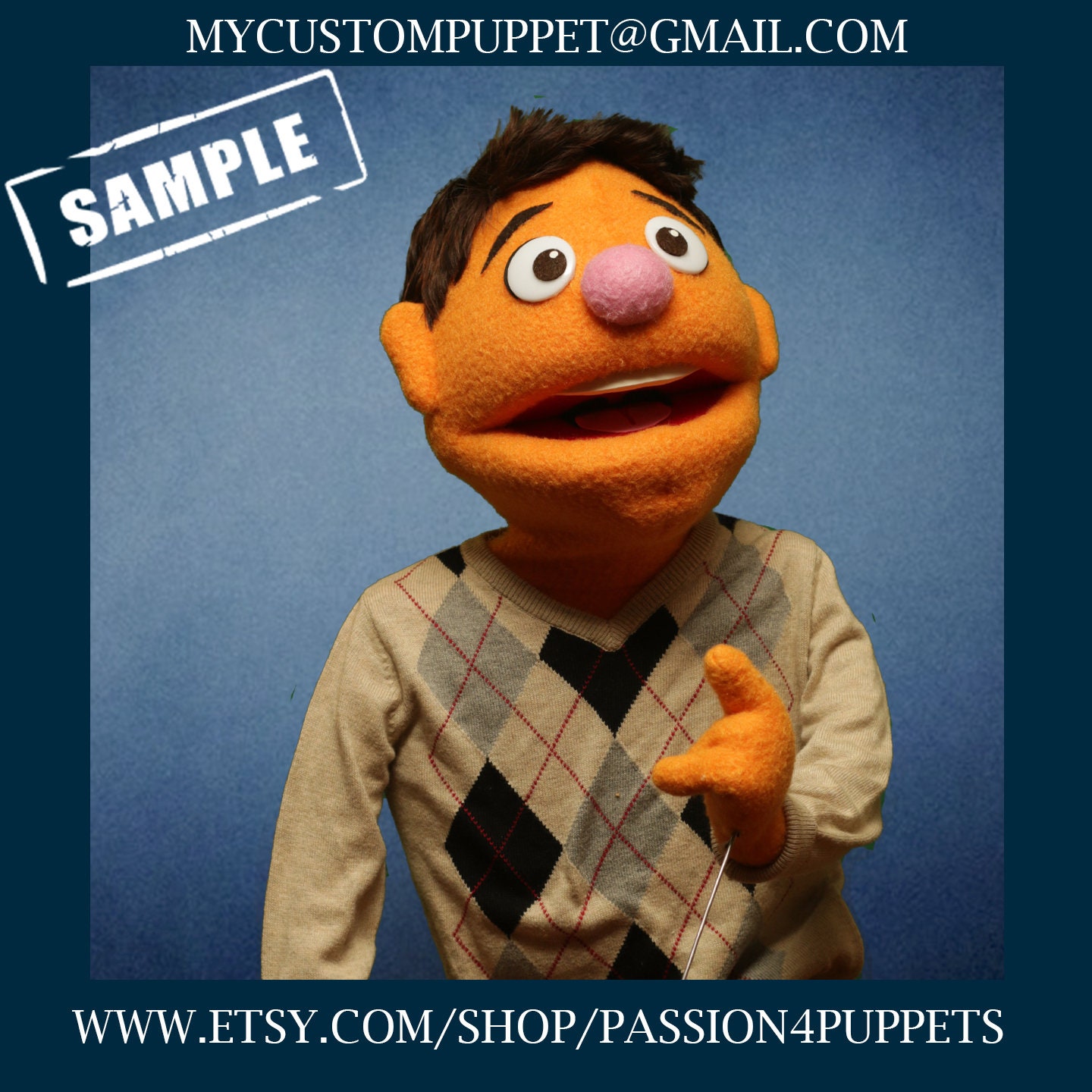 Custom Professional muppet type puppet Your | Etsy