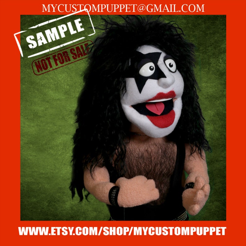 Custom Made Puppet Custom Made KISS Puppets Custom Made Muppet | Etsy