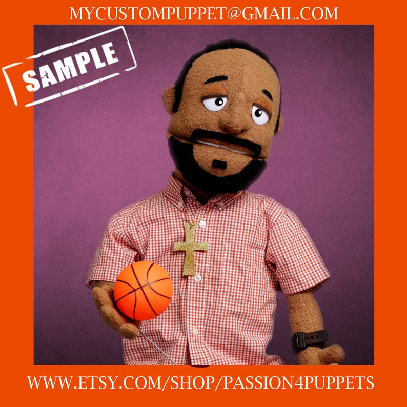 Custom Professional Rod Hand Puppet in Antron Fleece From Your - Etsy