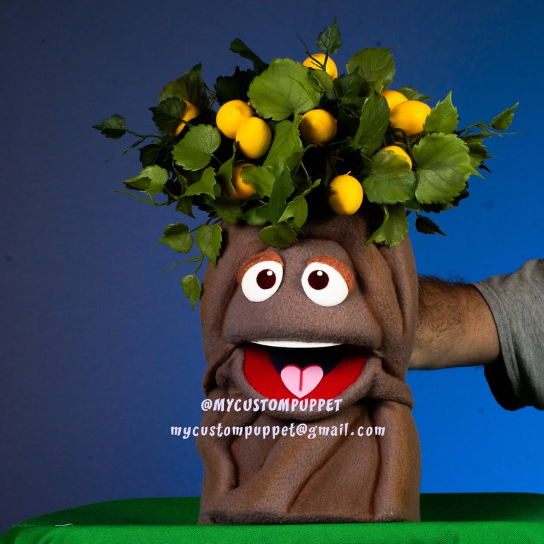 Custom Made Character Puppet , Puppets, Lemon Tree Puppet - Etsy UK